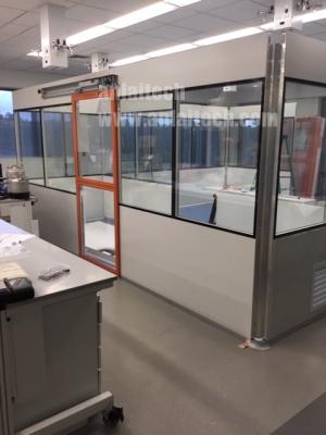 China Portable Clean Room Prefabricated Dust Free Room 10K 100K ISO Class for sale