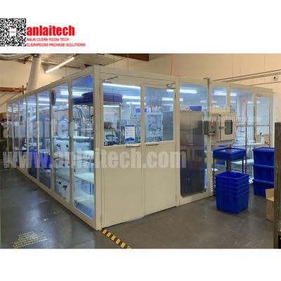 China Plexiglass type clean room Modular class 10000 air shower clean room China for sale