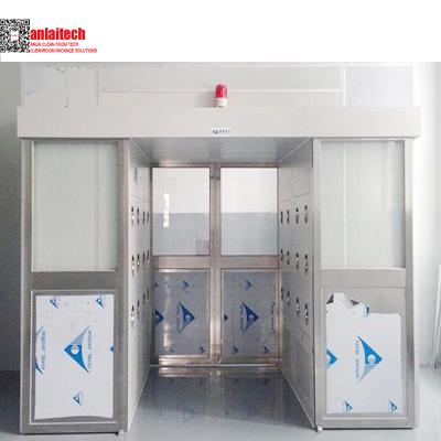 China Auto Sliding Door Cleanroom Cargo Air Shower 1200mm Width 220V 50Hz for sale