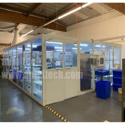 China Laboratory Modular Clean Booth, Class 100 Soft Wall Used Clean Room for Sale for sale