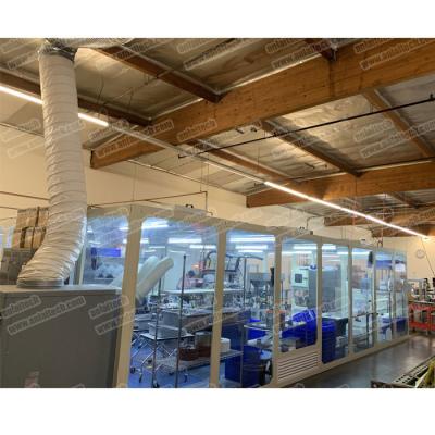 China Negative pressure clean room, -10PA MODULAR CLEAN ROOM CHINA for sale
