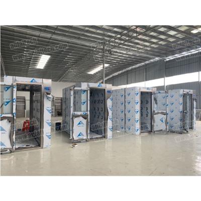 China Automatic Stainless Steel Air Shower 1200mm for Food Clean Room Pass-Through for sale