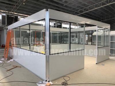 China Class 10000 Modular Clean Room ISO 5 Portable Softwall Cleanroom for sale