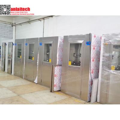 China Clean Room Air Shower 1200mm Stainless Steel HEPA Air Shower for Dust Removal for sale