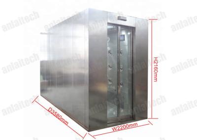 China Automatic Sliding Door Air Shower for Clean Room Entrance 1500mm for sale