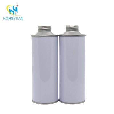 China Pvc Metal Tinplate Glue Bottle Chemical Cans With Screw Lid for sale