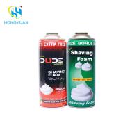 China Metal Tin Aerosol Empty Can Aerosol Spray Shaving Foam Bottle for sale