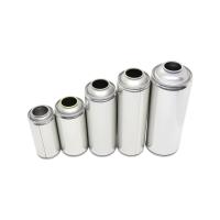 China Hair Spray Empty Aerosol Tin Can Metal Aerosol Spray Cans with Screw Cap for sale