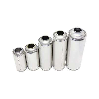 China Hair Spray Empty Aerosol Tin Can Metal Aerosol Spray Cans with Screw Cap for sale