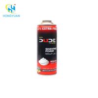 China Custom Logo Aerosol Tin Can for Shaving Cream Spray Package Size for sale