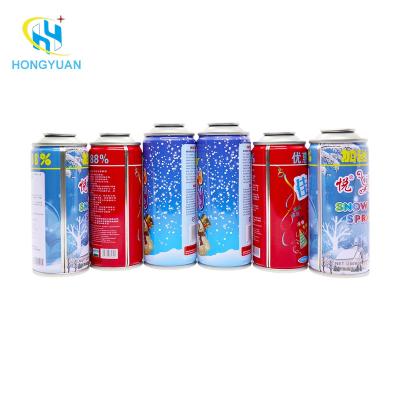 China Empty Aluminum Aerosol Can Matte Leak Proof for Snow Spray Packaging for sale