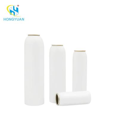 China Hair Mist Empty Aluminum Aerosol Can Round For Filling Line for sale
