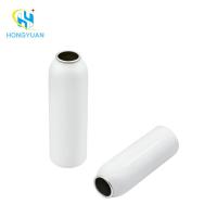 China Medical Round Clear Aluminum Aerosol Spray Can in White Metal for Packaging of Medical for sale