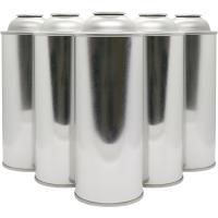 China Metal Iron Aerosol Tin Can 100ml for Tire Foam Shine Offset Printing for sale