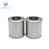 China Empty 1/2 Pint Tin Chemical Cans Round Small Sealing Type 250ml for sale