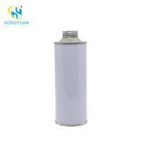China Small Screw Cap Round Tin Chemical Cans in Tank Container Package for sale