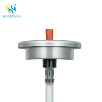 China Hand Push Button Aerosol Valve And Actuator For Accurate Aerosol Dispensing for sale