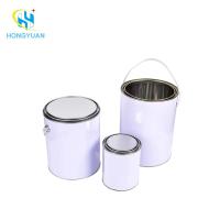 China 4L Empty Quart Paint Cans with Lever Lids Metal Paint Cans Tin for sale