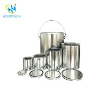 China 4L Empty Quart Paint Cans with Lever Lids Metal Paint Cans Tin for sale