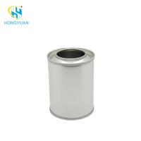 China Airtight Tin Chemical Can Leak Proof Round Metal Tins 500ml 1 Liter for Safe Storage for sale