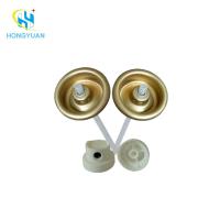 China Gold Lacquered Tinplate Male Aerosol Can Valve Customized 1 Inch for sale