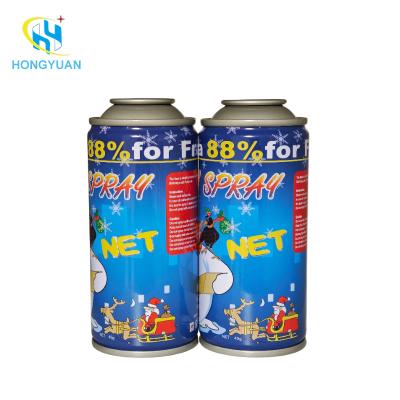 China Christmas Snow Spray Can 250ml High Seal Tin CMYK Printable for Branding for sale