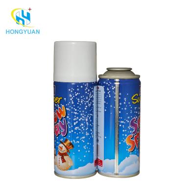China Empty Fake Snow Aerosol Can Anti Corrosion CMYK Printing for Wedding Decor for sale