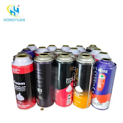 China Custom Printing Shaving Foam Empty Spray Can Personal Care for Travel for sale