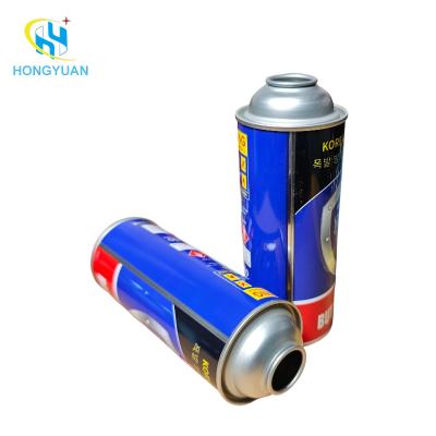 China Tinplate Butane Fuel Gas Canisters 250ml Anti Corrosion Small Appliance Fuel for sale