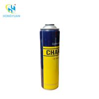 China Secure Sealing Butane Gas Can 500ml For Camping Aerosol Packaging for sale