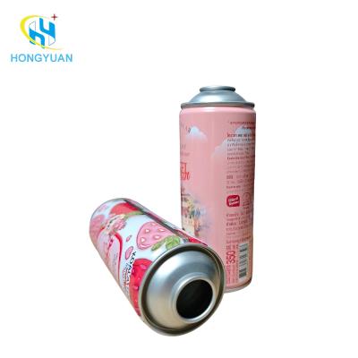China Empty Tinplate Aerosol Can Air Freshener Spray Can Custom Size Color for sale
