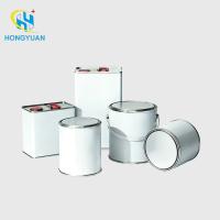 China Square Metal Tin Cans with Red Cap | Industrial Packaging Manufacturer for sale