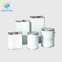 China Square Metal Tin Cans with Red Cap | Industrial Packaging Manufacturer for sale