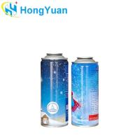 China Custom Empty Fake Snow Spray Aerosol Tin Cans Blank Snow Spray Can Packaging Containers for sale
