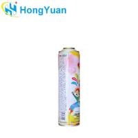 China Custom Printed Empty Party Streamer Spray Aerosol Tin Can Wholesale Packaging for sale
