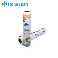 China 200ml Custom Printed Air Freshener Empty Tinplate Aerosol Can 57mm Diameter Full Color Decoration Container OEM Service for sale