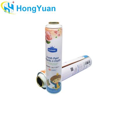 China 200ml Custom Printed Air Freshener Empty Tinplate Aerosol Can 57mm Diameter Full Color Decoration Container OEM Service for sale