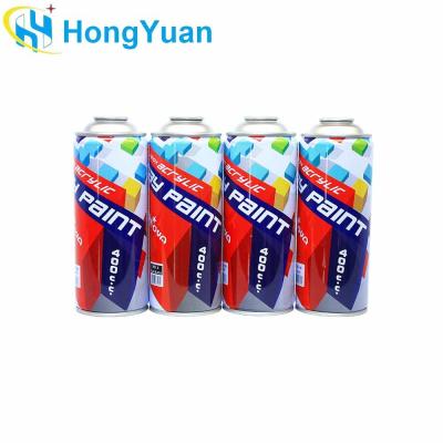 China 70mm Empty Tin Can High Pressure Tinplate Aerosol Container for Industrial Spray Paint Straight Type for sale