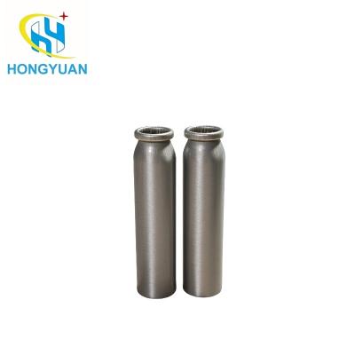 China Small Silver Aluminum Spray Bottle 22*90mm for Perfume/Cosmetic Aerosol for sale