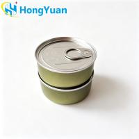China Two-Piece Seamless Tinplate Food Can with BPA-NI Lining and EOE Easy-Open End for Tuna Fish and Meat for sale