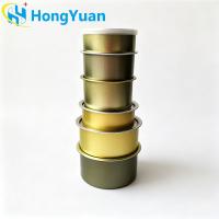 China Two-Piece Seamless Tinplate Food Can with BPA-NI Lining and EOE Easy-Open End for Tuna Fish and Meat for sale