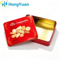 China Customizable Food-Grade Eco-Friendly Tinplate Biscuit Box for Christmas Gifting for sale