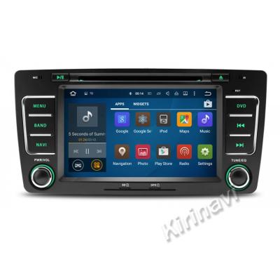 China GPS Kirinavi WC-SO7699 Android 10.0 car dvd radio stereo for skoda octavia 2012 2013 car dvd player gps quad core 1024x600HD wifi for sale