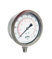 China Winters Semi-Steel Brass Pressure Gauge with StabiliZRTM Dampened Movement, Dual Scale (psi/kPa), and IP65 Protection Rating for sale