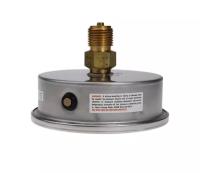 China WINTERS PFQ-40 Axial Semi-Stainless Steel Pressure Gauge 100mm for sale