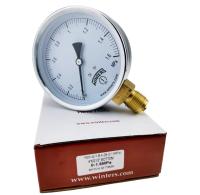 China WINTERS PEM-40 100mm Stainless Steel IP65 Protection Pressure Gauge for Industrial Measurement for sale