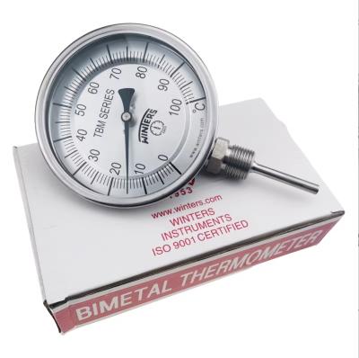 China WINTERS TBM-40 Radial Bimetallic Thermometer IP65 for sale