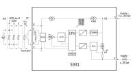 China 2 Wire Programmable Transmitter PR 5331A With 1.5 KVAC Galvanic Isolation For DIN Mounting for sale