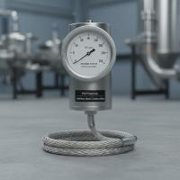China WINTERS PAM-25 Ammonia Meter with 63mm Dial Size Stainless Steel Construction and IP65 Protection for sale
