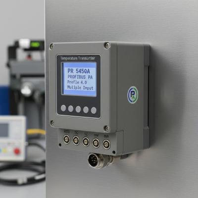 China PROFIBUS PA Temperature Transmitters PR 5450A protocol temperature transmitter. Universal input for RTD and TC sensors. Galvanic isolation, high accuracy for process automation. for sale